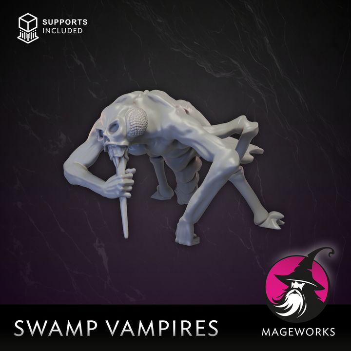 3D Printable Swamp Vampires by Mageworks
